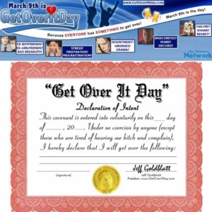 How You Can Truly 'Get Over It' Today For National Get Over It Day